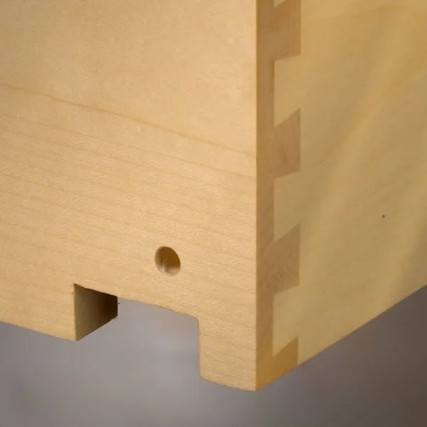 Undermount Glide Drawer Notching - Cabinet Joint