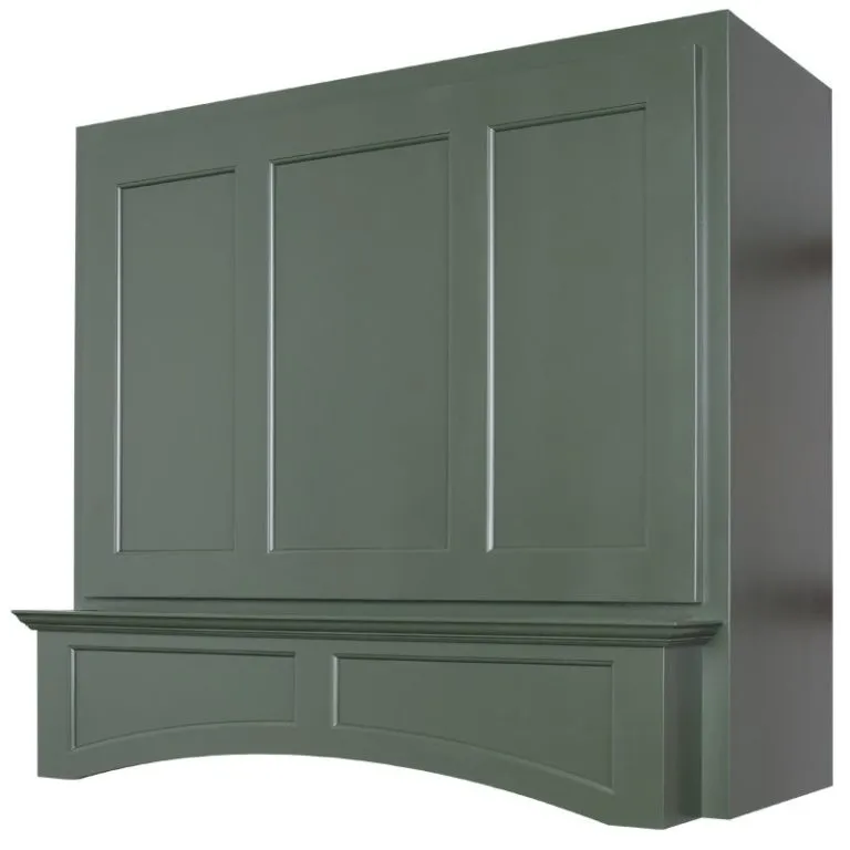 S – Raised Arch Hood w/Display Shelf - Cabinet Joint