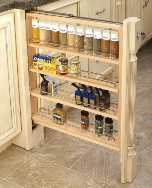 Pull Out Storage Units, Base & Wall (Hide Behind Filler) - Cabinet Joint