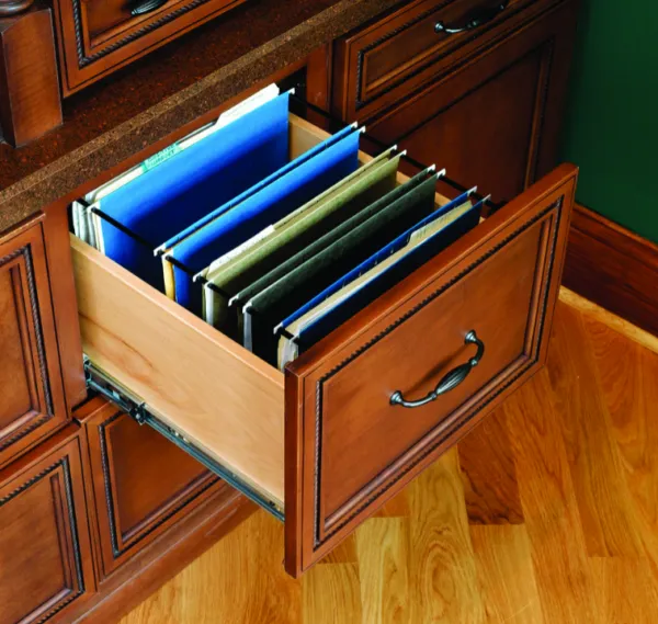 File Drawer Support System - Cabinet Joint