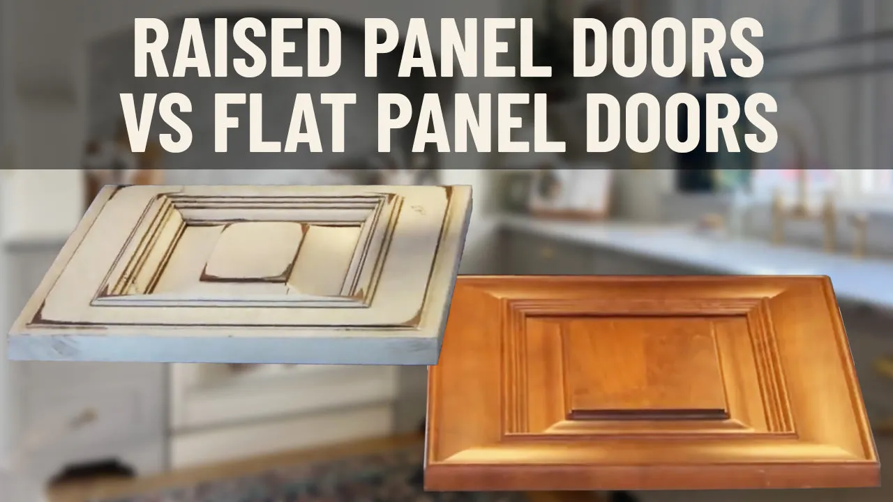 Raised Panel vs Flat Panel Doors - Cabinet Joint