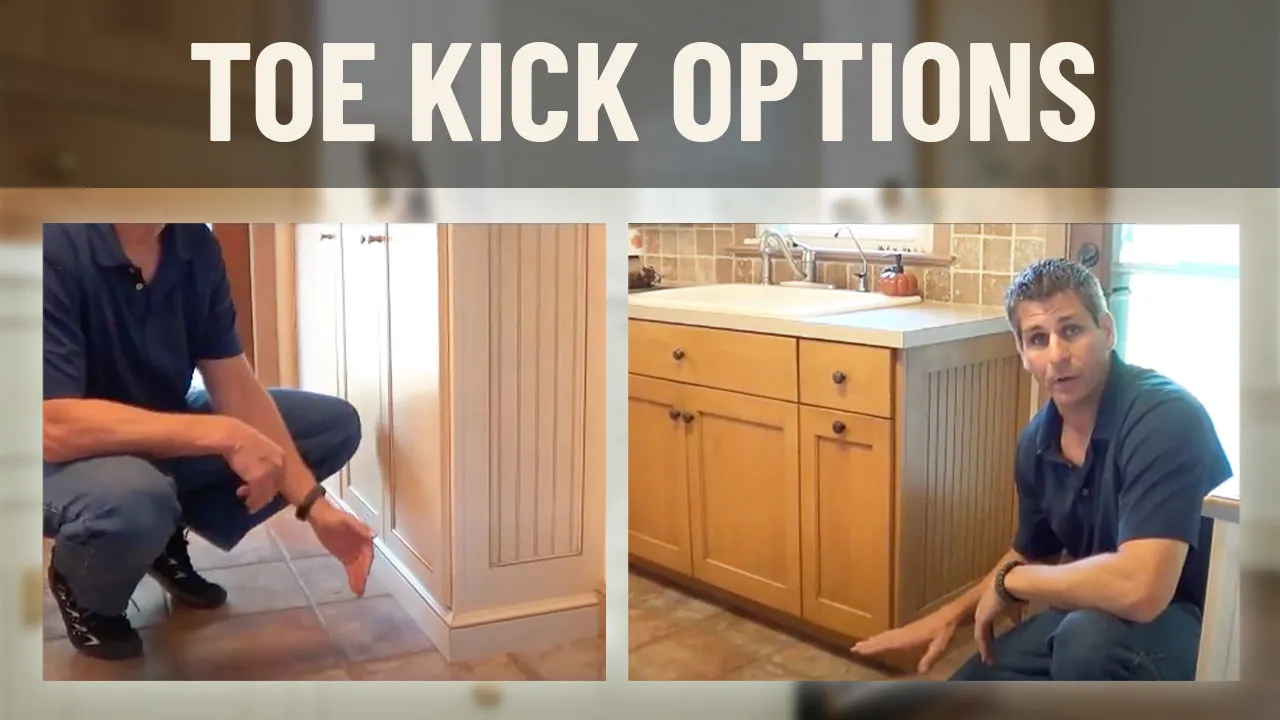 Toe Kick Options - Cabinet Joint