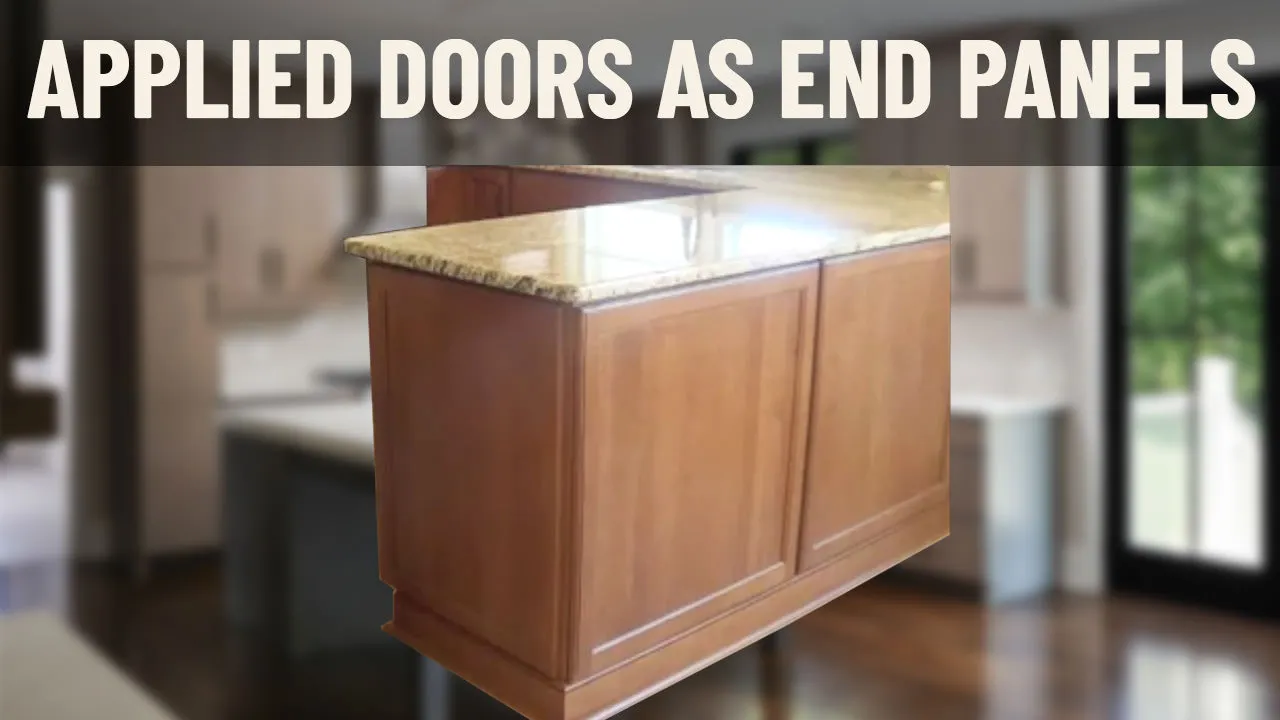 How To Install Cabinet End Panels