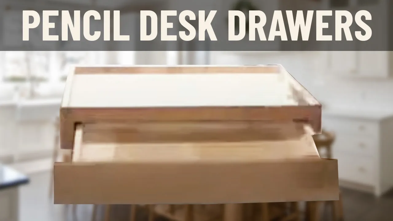 Pencil Desk Drawer for RTA Cabinets - Video Overview - Cabinet Joint