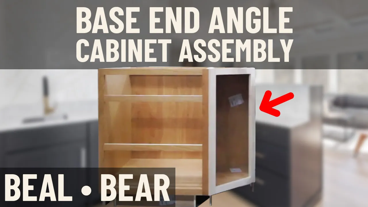 Base End Angle Cabinet (BEAL or BEAR) - Cabinet Joint