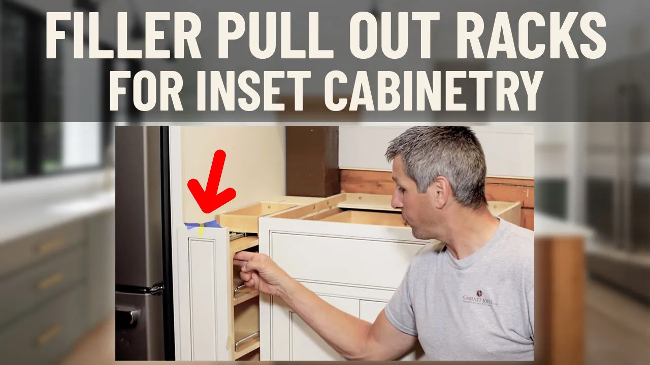 Filler Pull Out Racks for Inset Cabinetry - Cabinet Joint