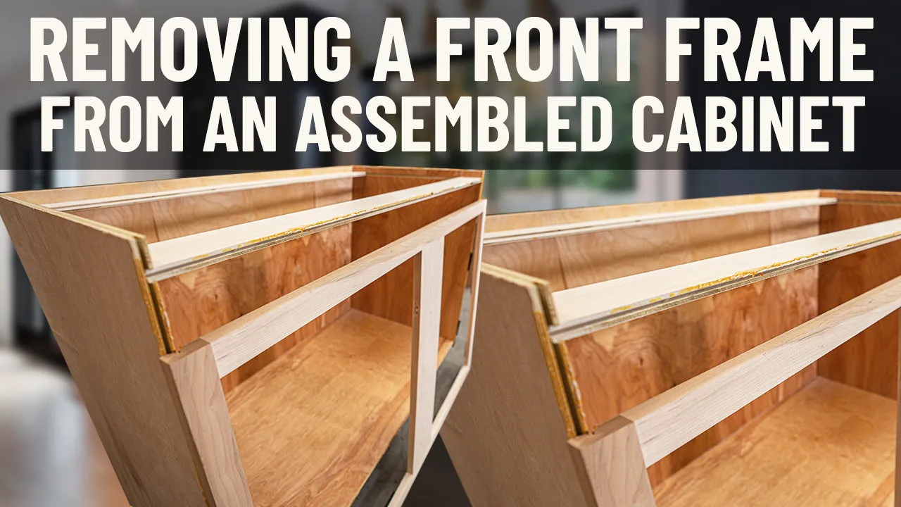 Cabinet Face Frame Assembling Face Frame Cabinets
