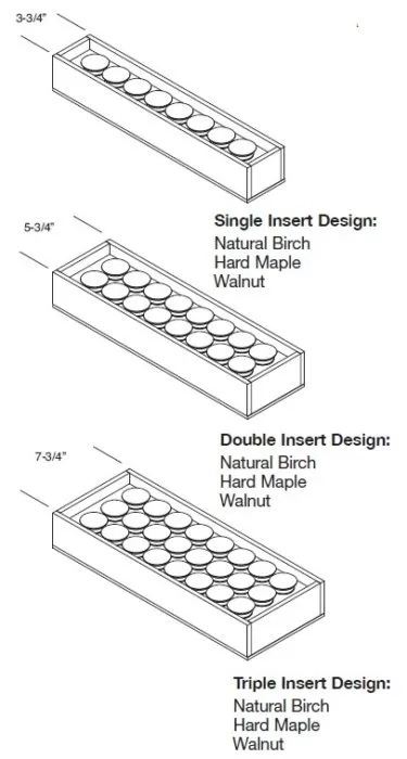 Beverage Pod Inserts - Cabinet Joint