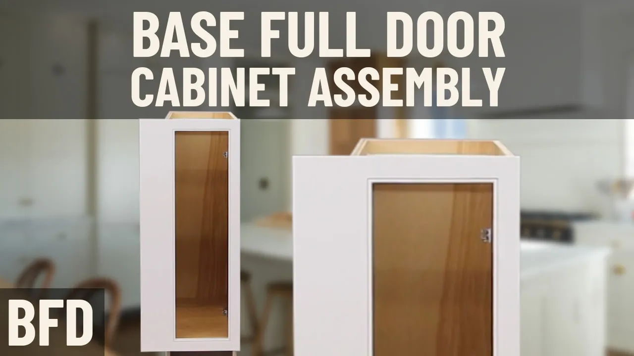 Base Full Door Cabinet Assembly (BFD) - Cabinet Joint