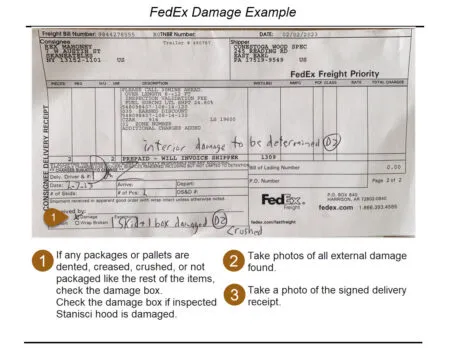 How to Sign for and Receive Delivery - Cabinet Joint