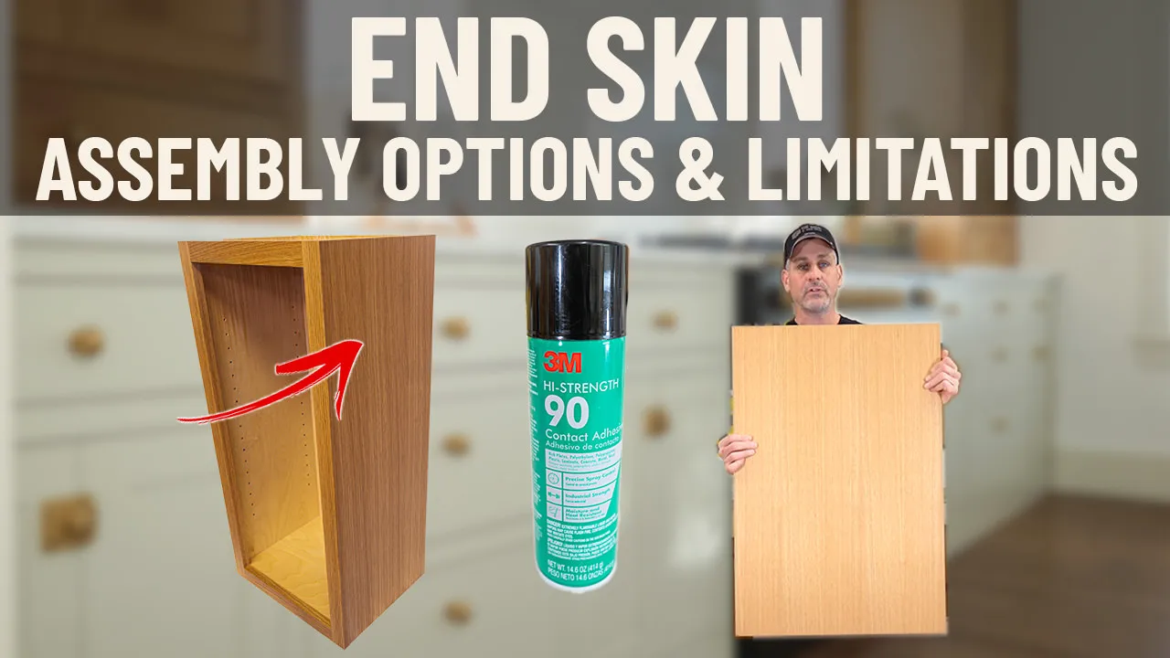 How to Assemble an End Skin - End Skin Options & Limitations - Cabinet ...