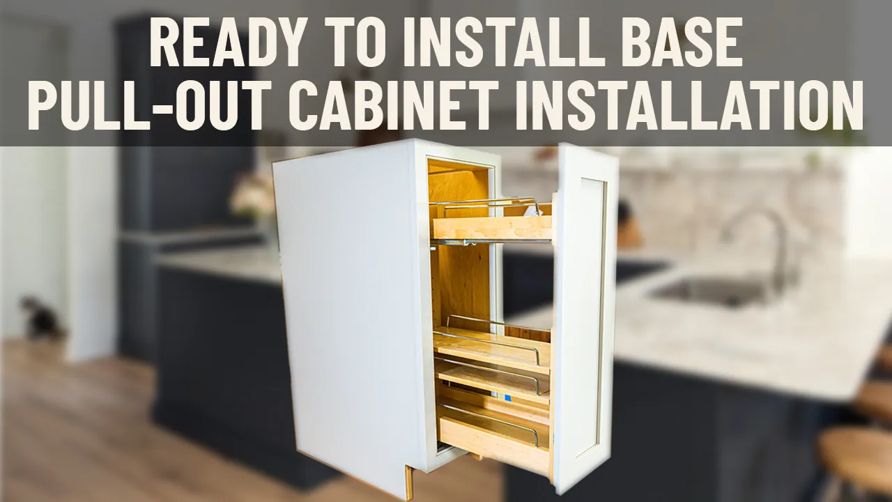 Ready To Install Base Pull Out Full Door Cabinet Installation - Cabinet Joint
