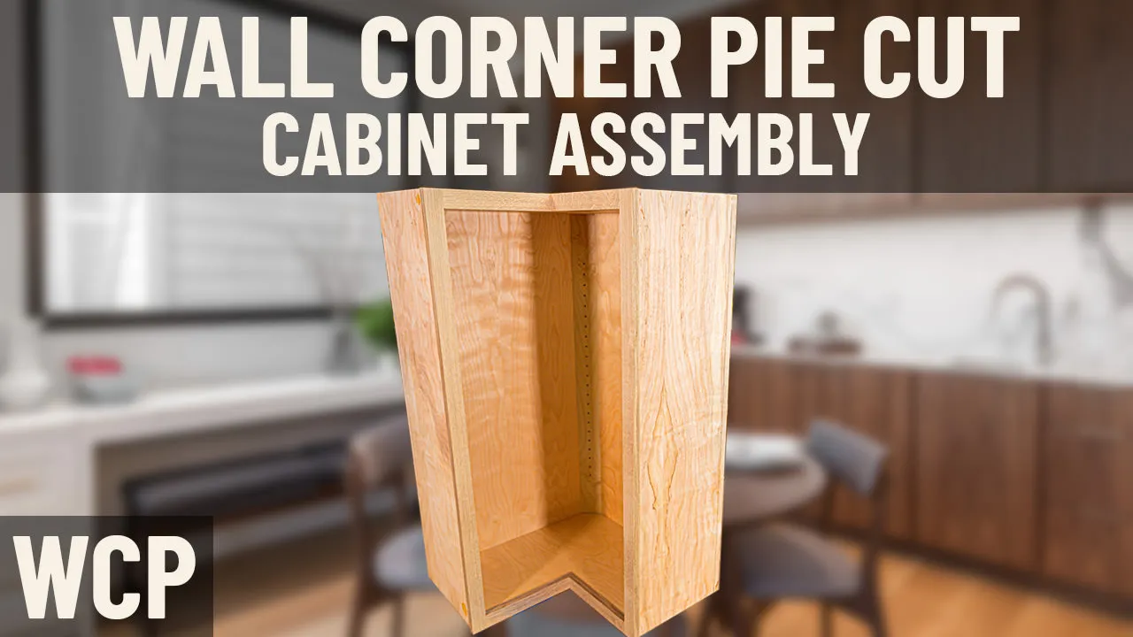 Corner Wall Pit Cut Cabinet Assembly Video - Cabinet Joint