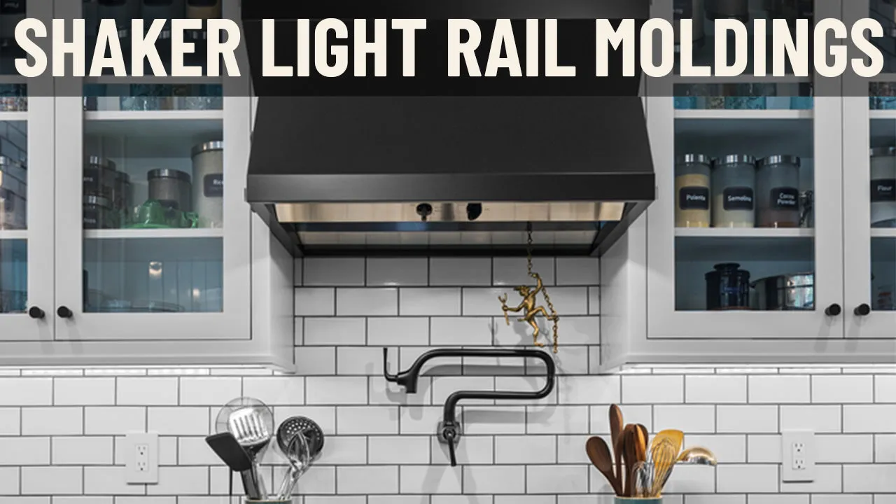 Cabinet Light Rail Moulding Concave Light Rail Moulding Omega