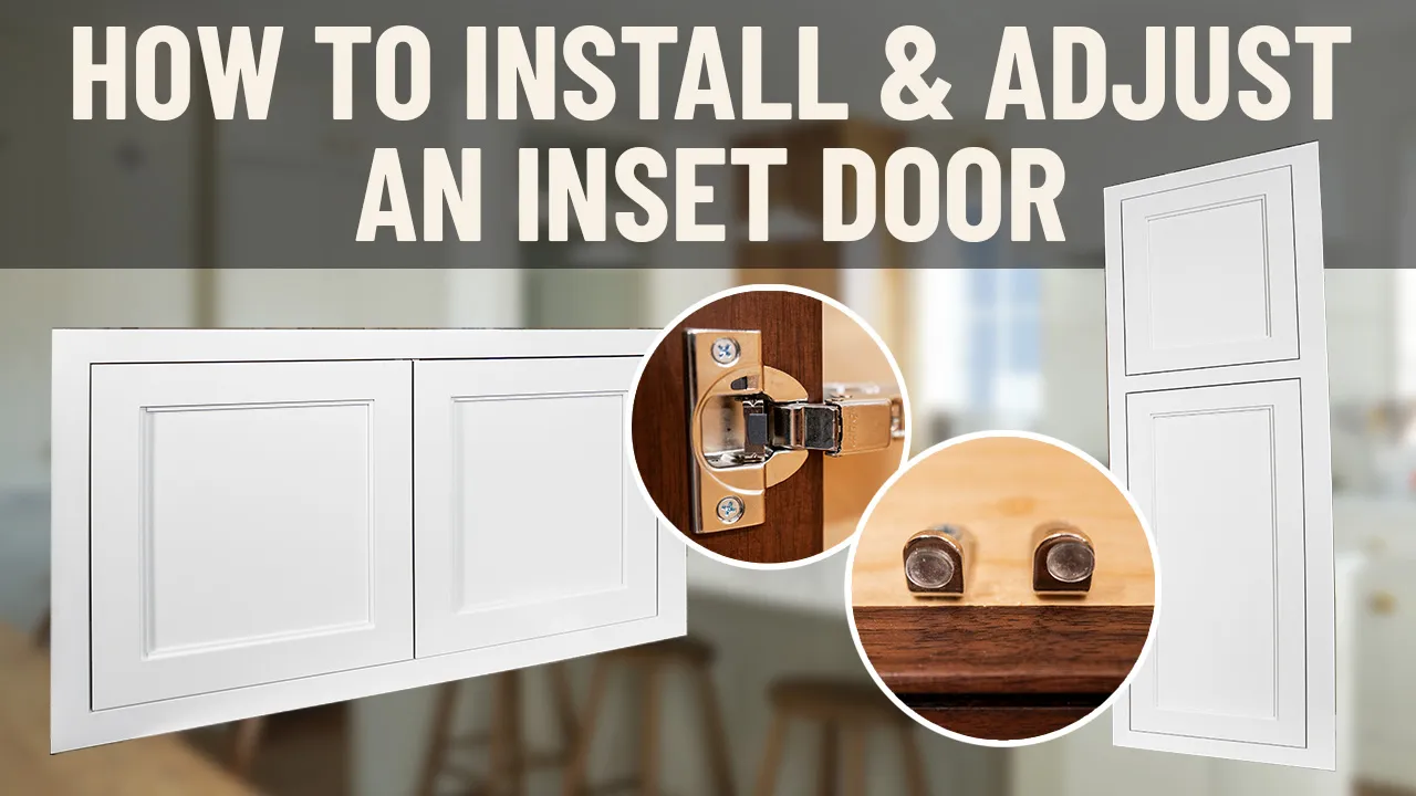 How to Install & Adjust an Inset Door - Cabinet Joint