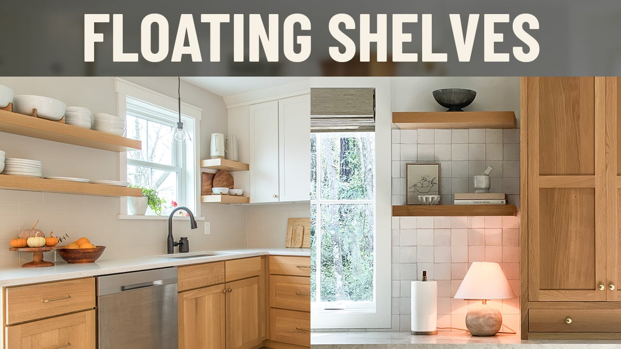 Floating Shelves - Cabinet Joint